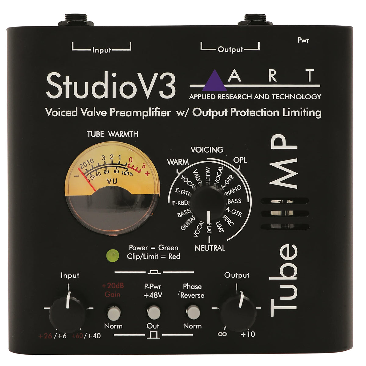 ART TubeMPSTV3 Variable Valve Voicing Tube Mic Preamp With Limiter – My ...